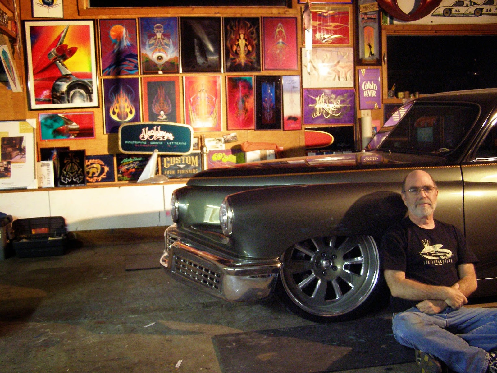 Pinstriping | Lettering | Gold Leaf | Artist - Alan Johnson Grafix