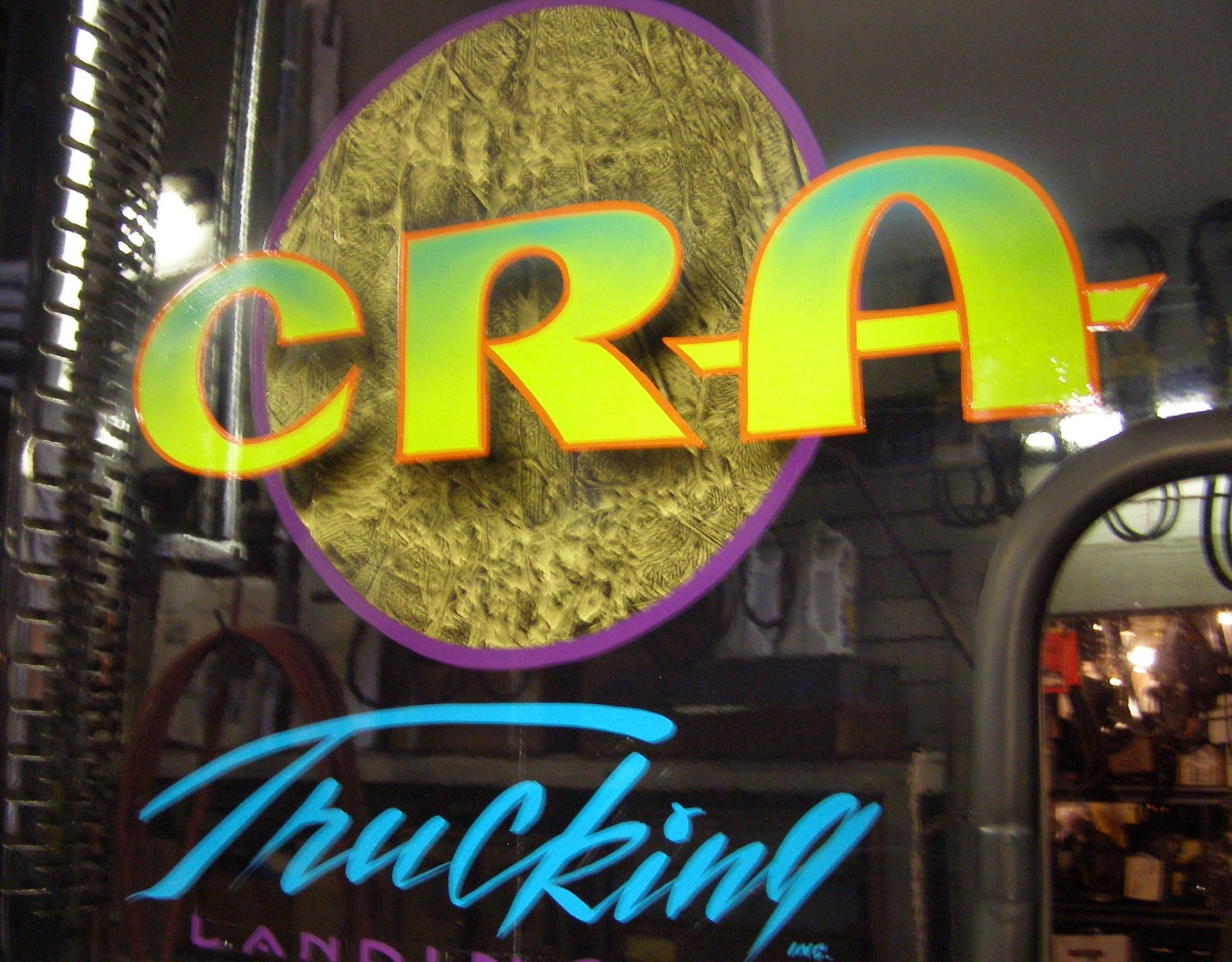 The only thing consistent about CRA trucks is that I letter them all ...